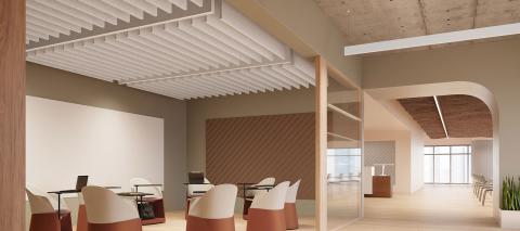 Seem 1 Acoustic Louver Direct/Indirect ASM1CBS | Focal Point Lights