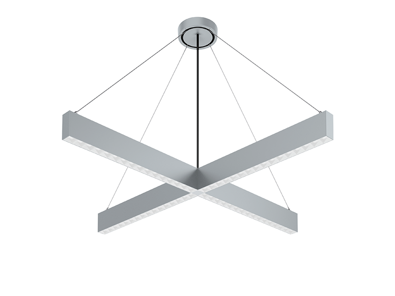 Seem 1 Quartet Direct/Indirect Louver FSM1FBP-Q | Focal Point Lights